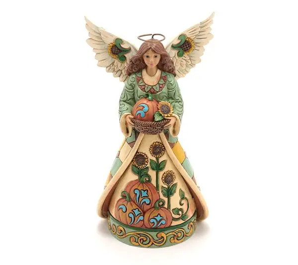 JIM SHORE As Is Heartwood Creek 8' Harvest Angel - One-color