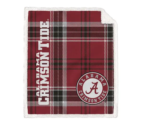 PEGASUS SPORTS Ncaa Playmaker Plaid Ultra Cozy Erpa Throw - One-color