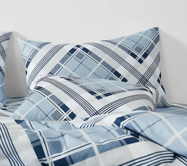 TRULY SOFT Lars Plaid 3 Piece King Duvet Set