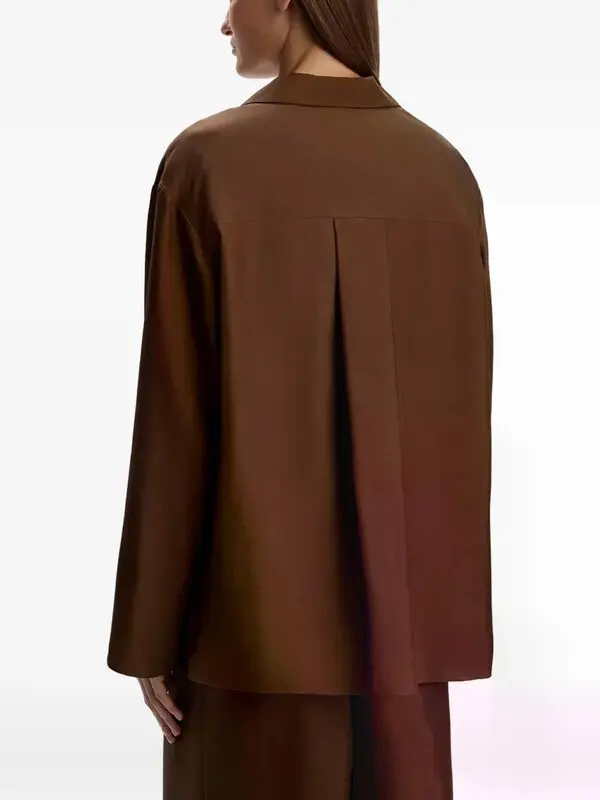 12 STOREEZ Button-down Shirt - Brown