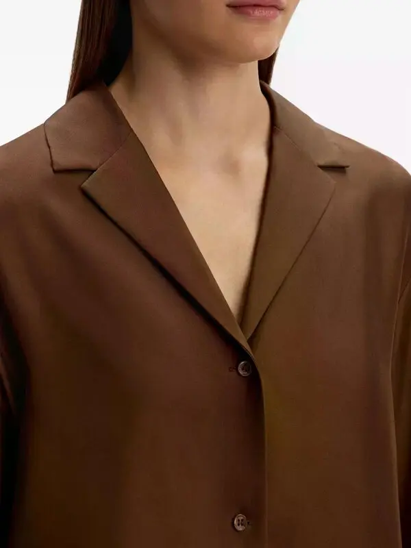 12 STOREEZ Button-down Shirt - Brown
