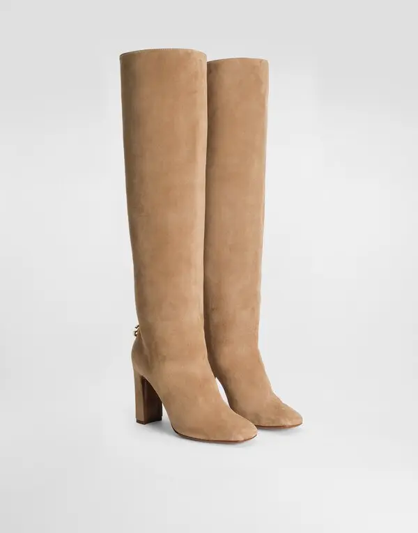 Dolce & Gabbana Suede Boots - Turtle Dove