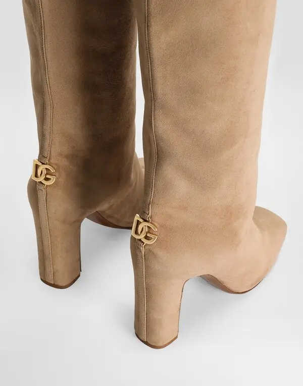 Dolce & Gabbana Suede Boots - Turtle Dove