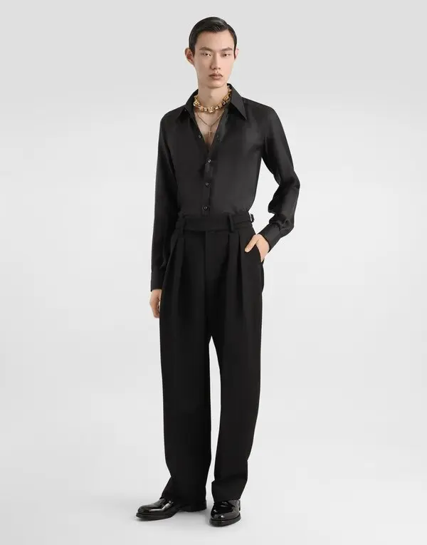 Dolce & Gabbana Wool Gabardine Trousers