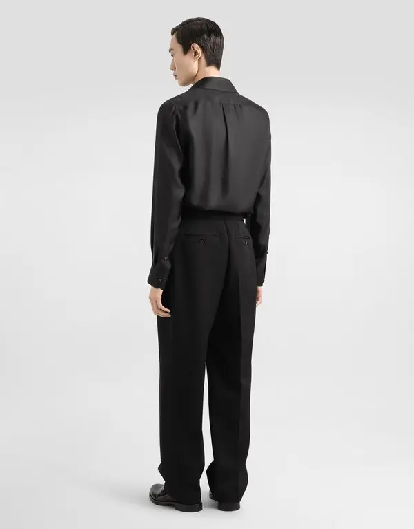 Dolce & Gabbana Wool Gabardine Trousers