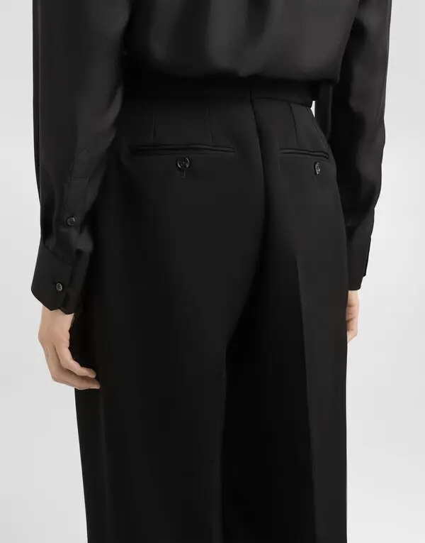 Dolce & Gabbana Wool Gabardine Trousers