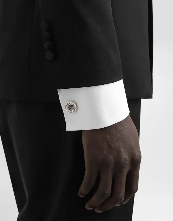 Dolce & Gabbana Logo Cufflinks With Stones