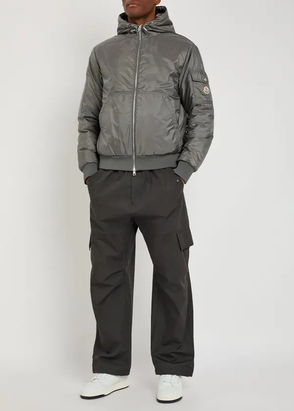 Moncler Poiliot Quilted Shell Jacket - Grey