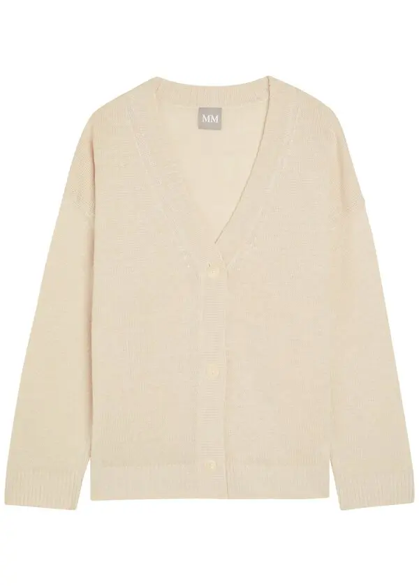 Max Mara Alacre Linen-knit Cardigan