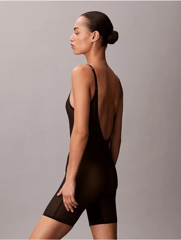 Calvin Klein Minimalist Mesh Mid-thigh Bodysuit