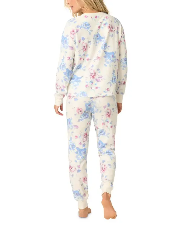PJ Salvage Rodeo Rose Henley Pajama Set