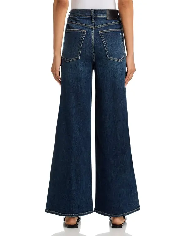 Rag & Bone Flexi Sofie High-rise Wide Leg Jeans - Ness