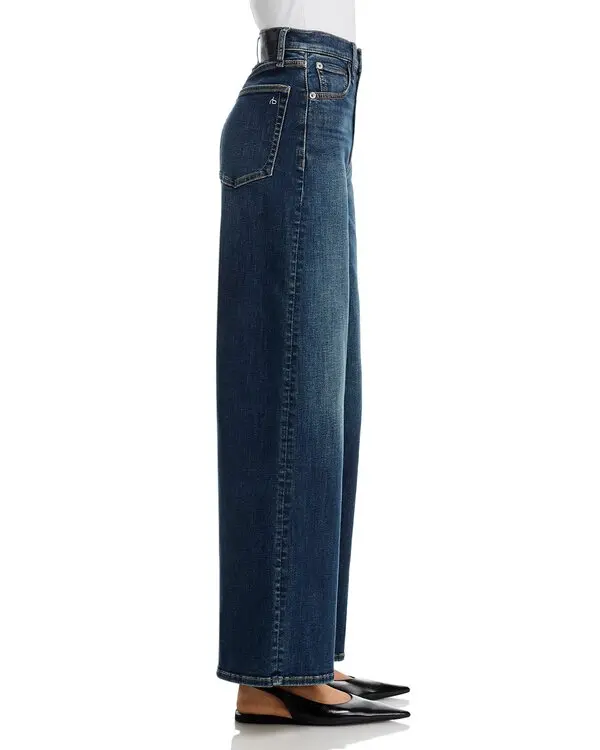 Rag & Bone Flexi Sofie High-rise Wide Leg Jeans - Ness