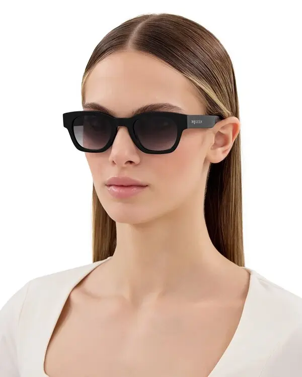Alexander McQueen Round Frame Sunglasses