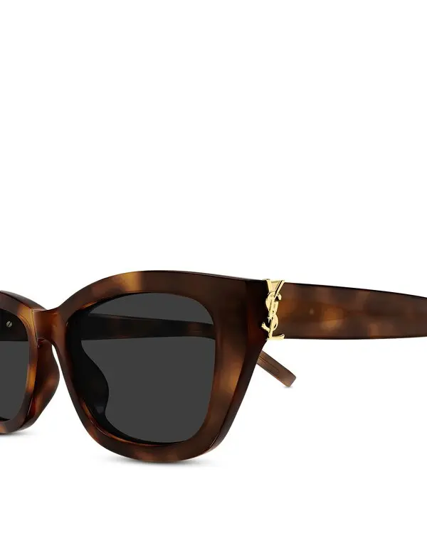 Saint Laurent Rectangular Sunglasses, 55mm - Avana