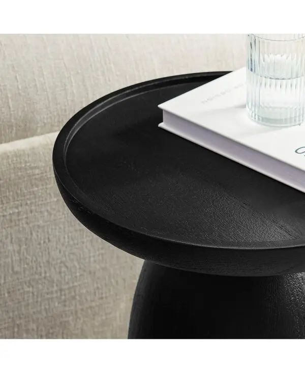 MODWAY Holloway Round Wood Side Table