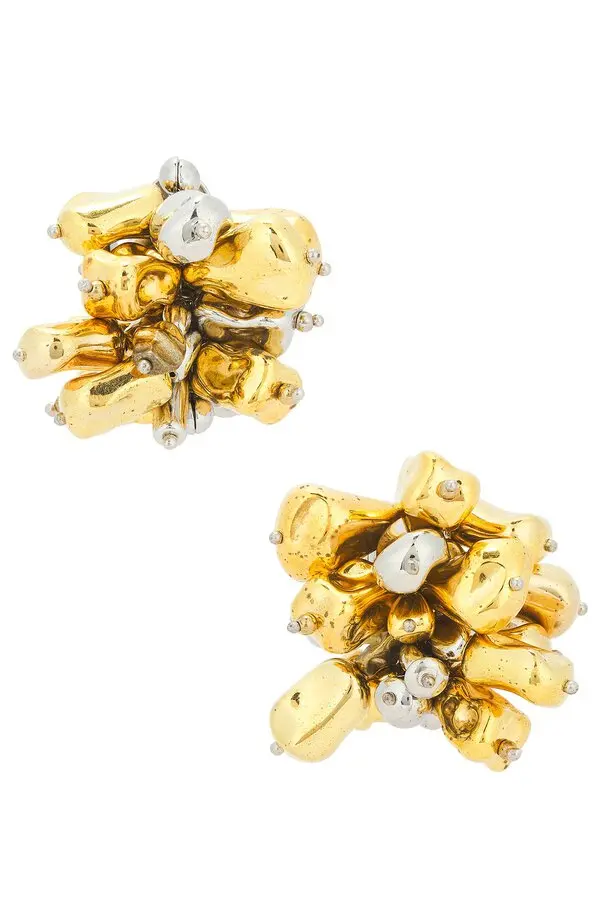 Dries Van Noten Stud Earrings - Gold