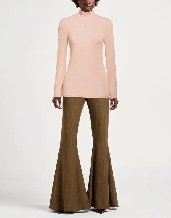 Pinko Turtleneck Viscose, Polyamide, Cashmere Blend Long Sleeve Top