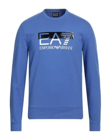 EA7 Cotton French Terry Sweatshirt - Blue