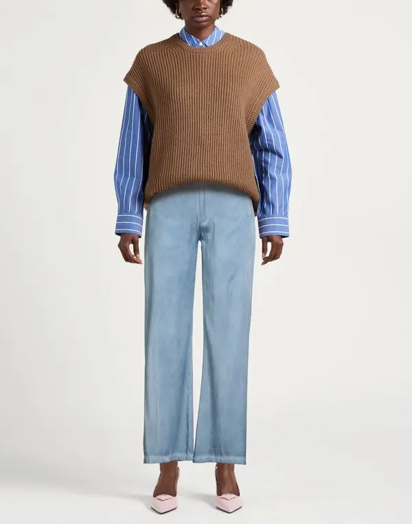 KANGRA Pajama Pants In Pastel Silk And Elastane