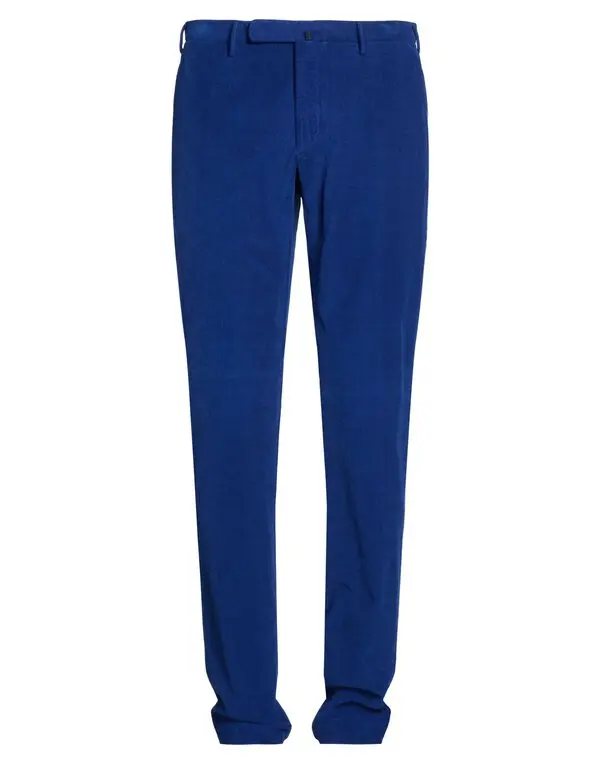 Incotex Cotton Corduroy Stretch Tapered Leg Trousers - Blue