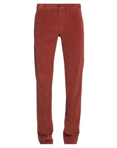 Incotex Cotton Elastane Corduroy Pants - Red