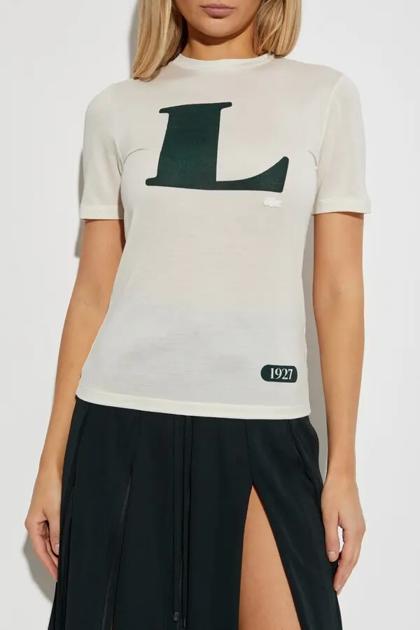 Lacoste Silk T-shirt With Print