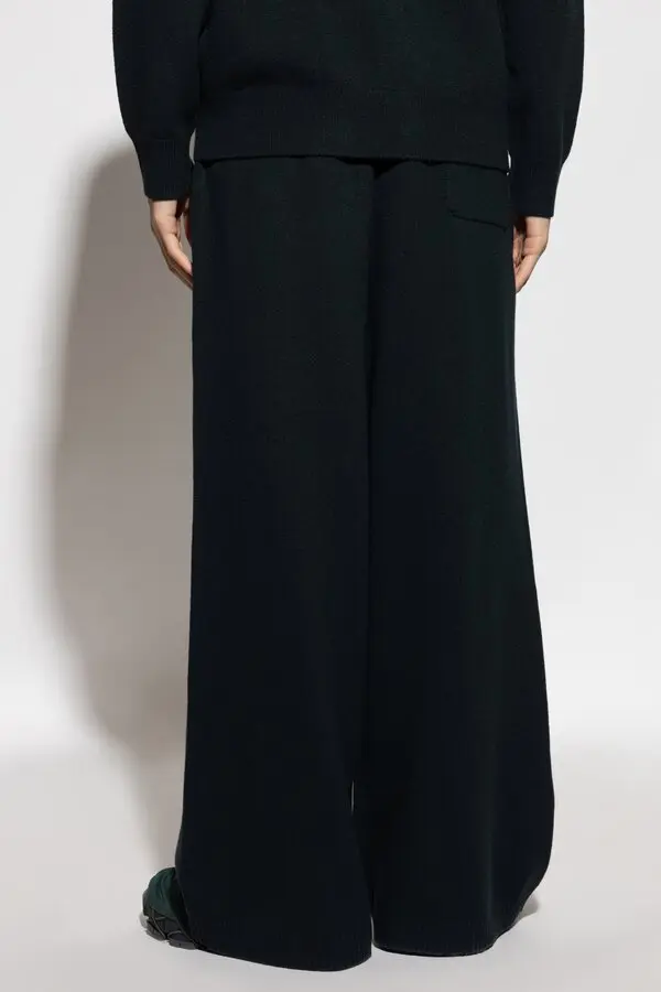 Lacoste Wool Wide-leg Trousers
