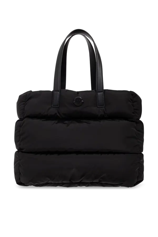 Moncler Quilted Shopper Bag - Black