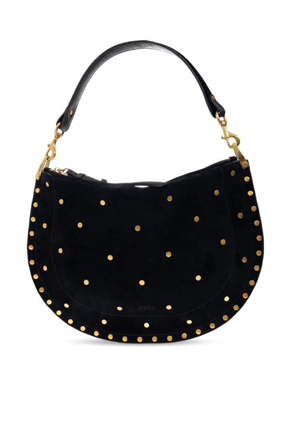 Isabel Marant Étoile Oskan Soft Zip Shoulder Bag - Black