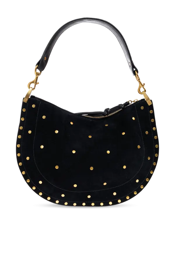 Isabel Marant Étoile Oskan Soft Zip Shoulder Bag - Black