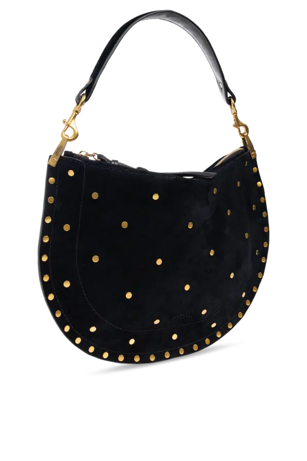 Isabel Marant Étoile Oskan Soft Zip Shoulder Bag - Black