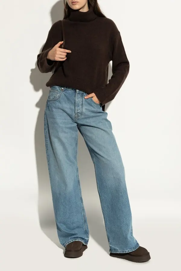 UGG Suede Platform Mules - Brown