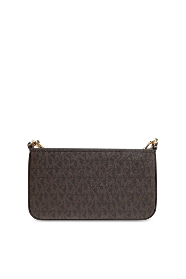 Michael Kors Monogram Shoulder Bag - Brown