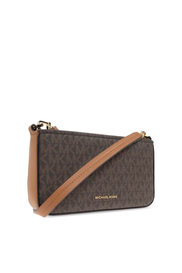 Michael Kors Monogram Shoulder Bag - Brown