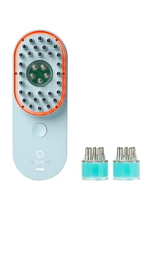 LADUORA Duo 4-in-1 Pod Based Scalp & Hair Care Device - Spa Blue