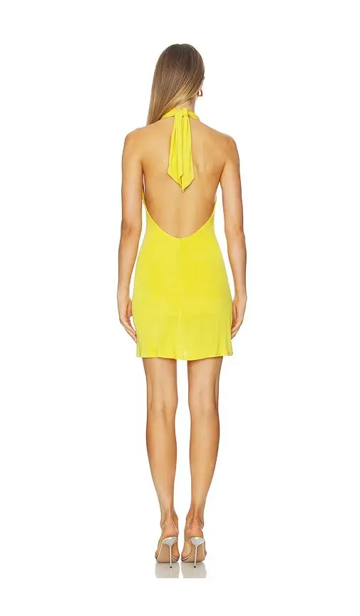 PEACHY DEN Kylie Halter Knot Dress