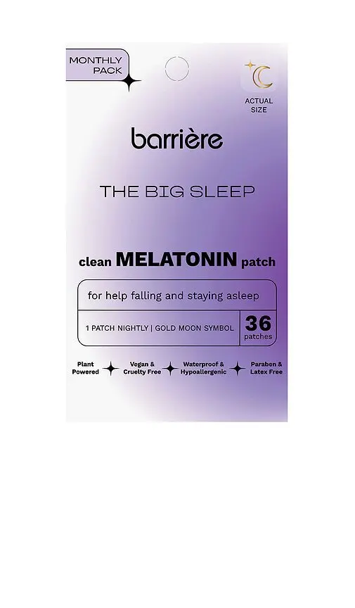 BARRIERE The Big Sleep Melatonin Patch 36 Pack - Moon