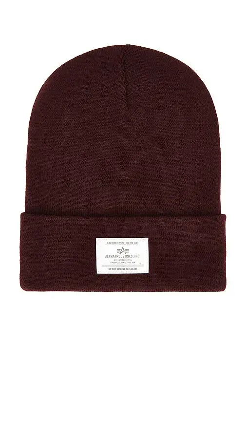 Alpha Industries Essential Beanie - Cedar Red