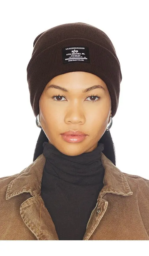 Alpha Industries Essential Beanie - Hickory