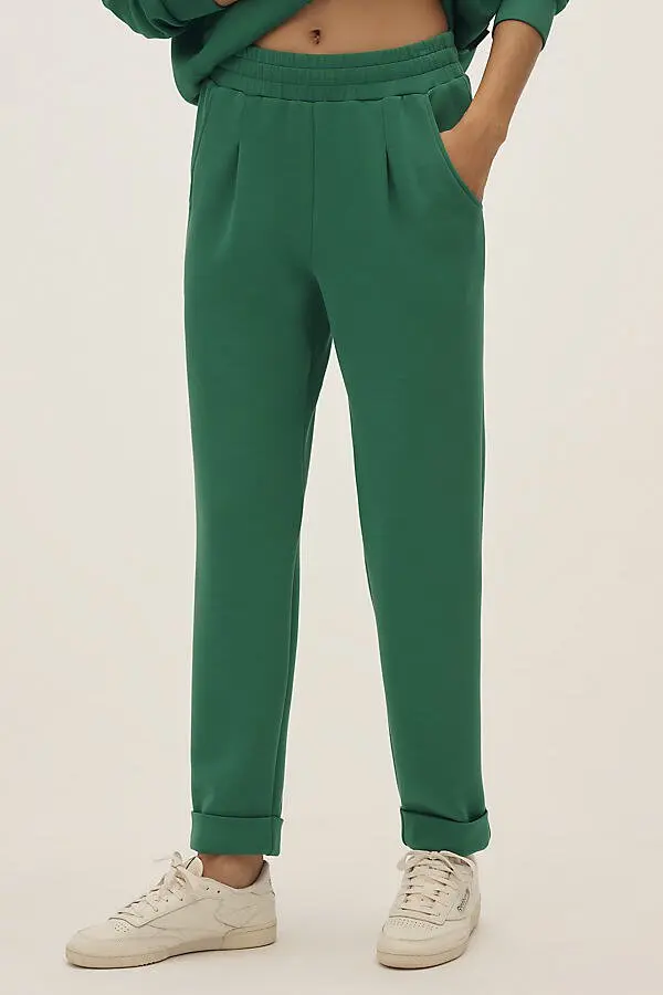 Anthropologie Rolled Cuff Pants - Verdant Green