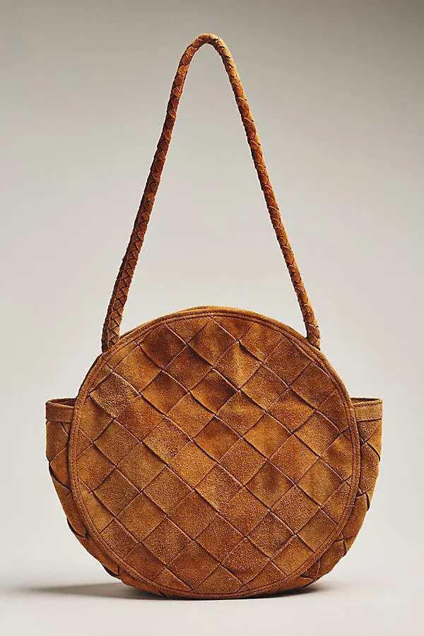 BEMBIEN Emilia Grande Weave Suede Bag