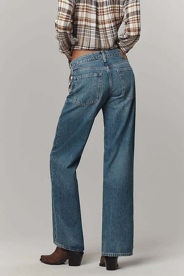 Rag & Bone Saige Relaxed Straight-leg Jeans - Echo