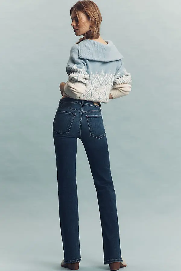 LE JEAN Ba Bootcut High-rise Jeans