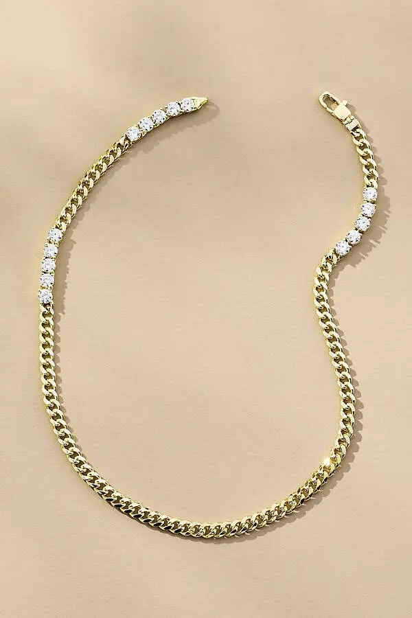 Melinda Maria Baby Julian's Obsessed With Diamonds Necklace - Gold