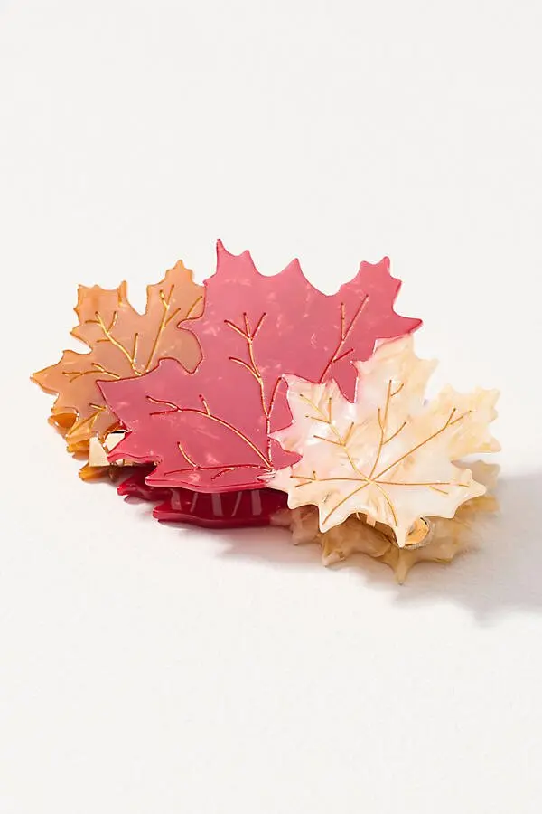 SOLAR ECLIPSE Fall Icon Hair Claw Clip - Maple Leaves