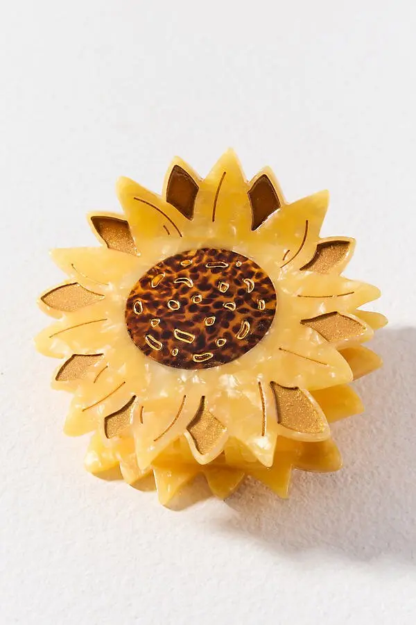 SOLAR ECLIPSE Fall Icon Hair Claw Clip - Sunflower
