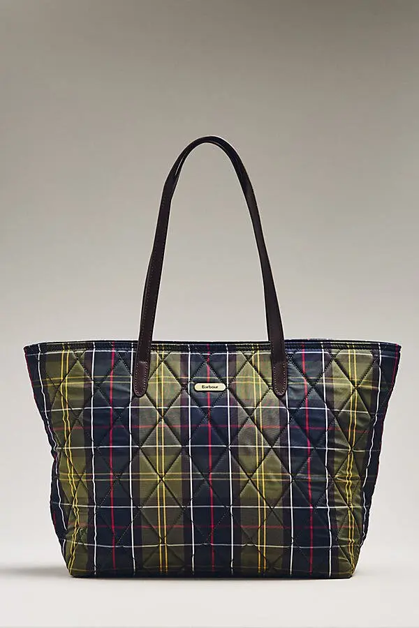 Barbour Birch Tartan Tote Bag