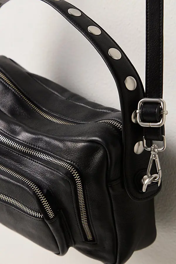 Free People Zia Zip Pocket Shoulder Bag