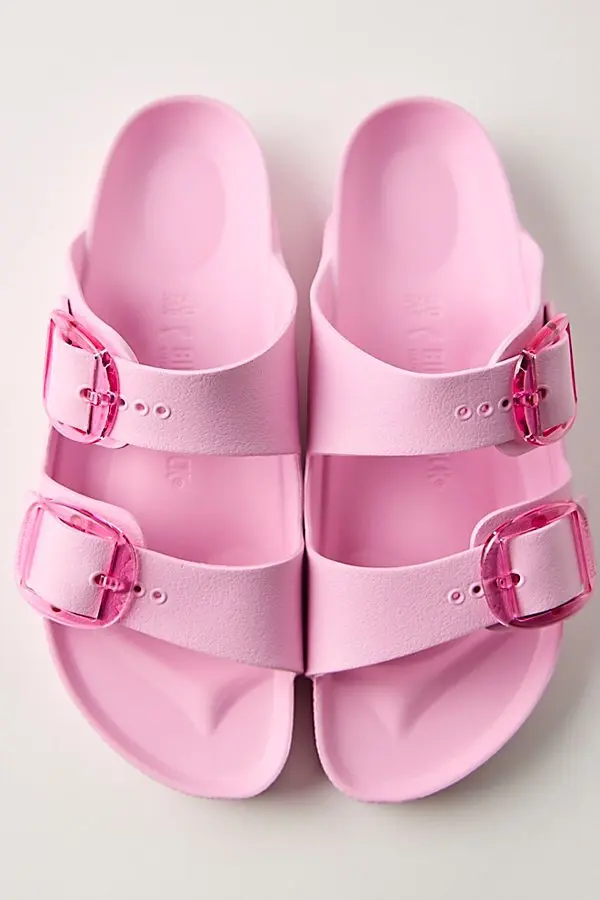 BIRKENSTOCK Eva Arizona Big Buckle Sandals - Fondant Pink